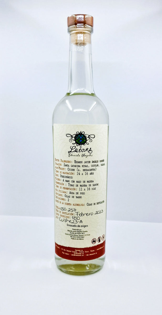Cuishe Mezcal Lalocura – Puro Agave